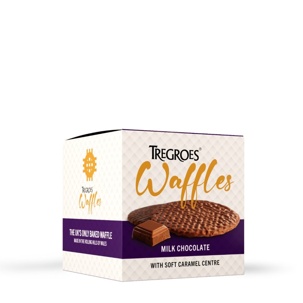 MILK CHOCOLATE WAFFLES 6 PACK - Tregroes Waffles