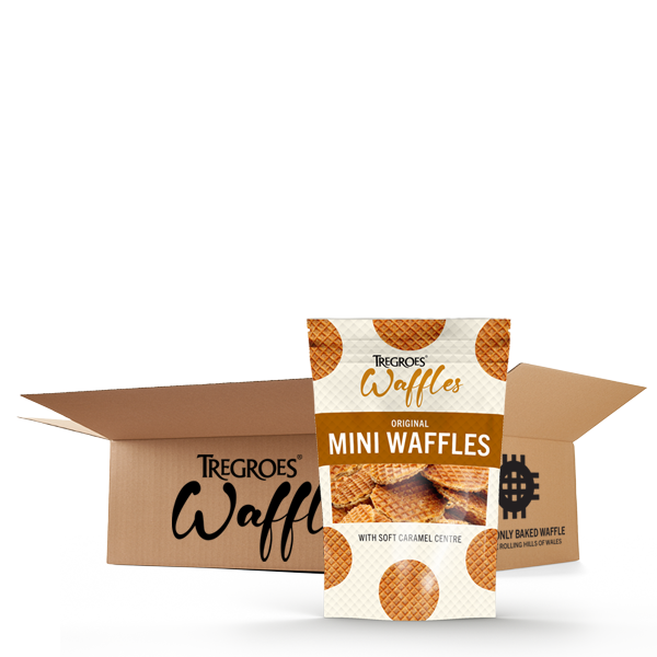 CARAMEL WAFFLES 14 POUCHES - Tregroes Waffles